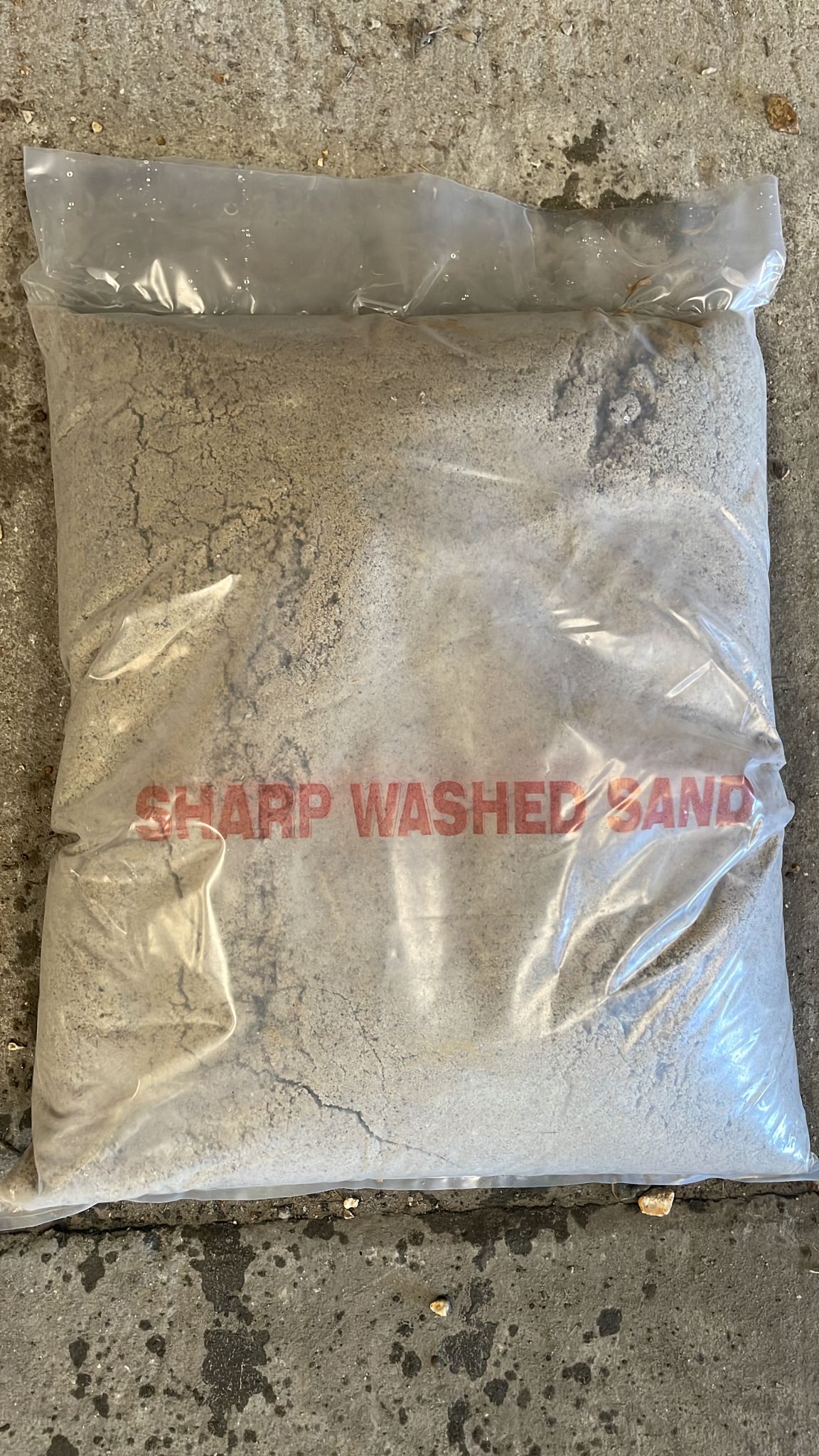 Washed Sharp Sand Pre-Packed Bag | Boswell Brothers
